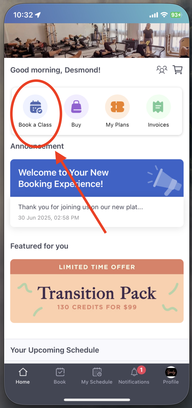 Transition Guide - Hello Body